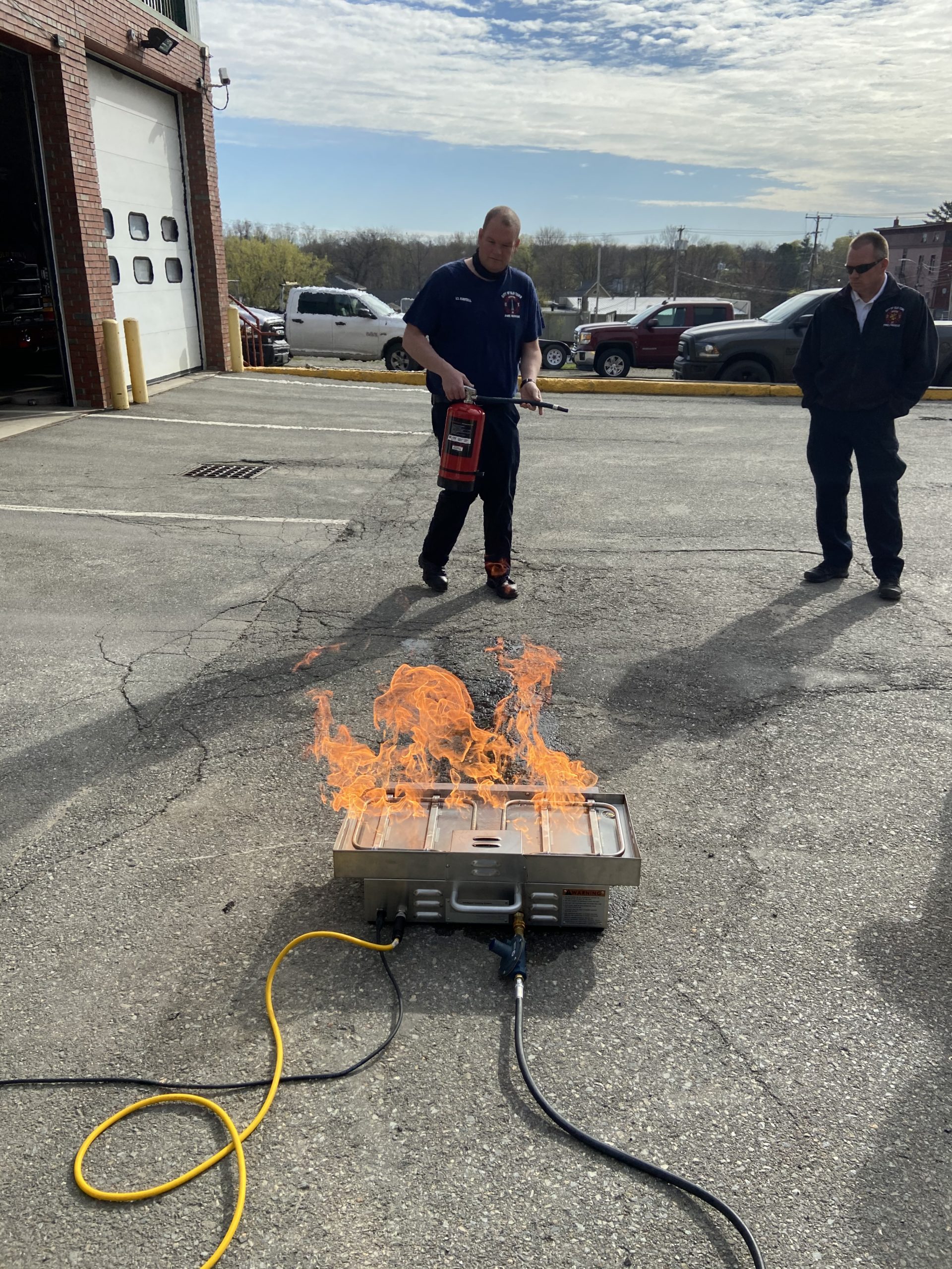 ND Paper Old Town Donates Fire Extinguisher Training System to Local ...